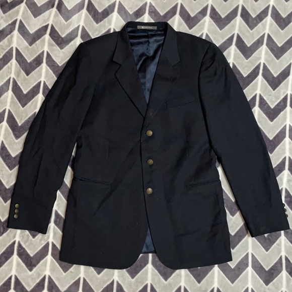 Hickey Freeman | Jackets & Coats | Hickey Freeman Black Suit Jacket S6r ...